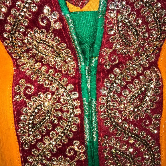 Other | Indianpakistani Chiffon Shirt Jamawar Trousers | Poshmark